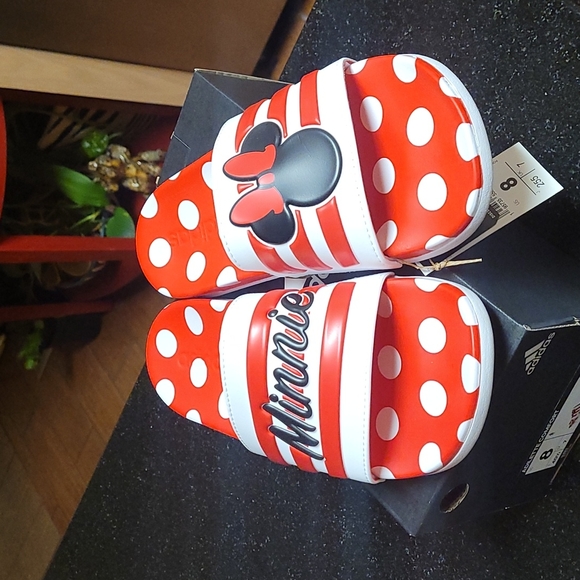 adidas | Shoes | Adidas Adilette Minnie Slide | Poshmark